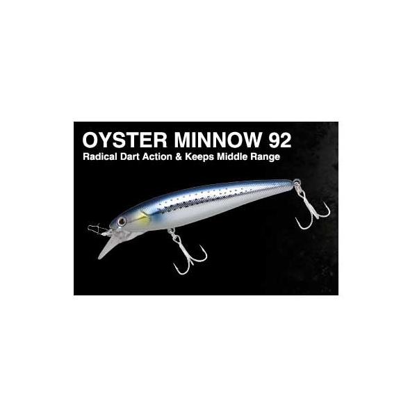 ノリーズオイスターミノー　92◆全長：92mm◆ウエイト：11.8g★バス用ジャークベイトとして開発されながら、発売直後からシーバスにも抜群の威力を発揮した「レイダウンミノーミッド」。その特徴をさらにシーバスに特化させるべくチューニングを施...