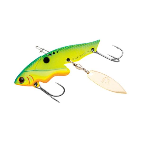 NORIES/ノリーズTG JAKA BLADE/TGジャカブレード　16g◆サイズ：63mm◆重さ：16.0g★シャローからディープまでレンジを選ばず使える汎用性と、薄い金属板が水を切り裂くアクションで独特な効果を持つメタルバイブレーショ...