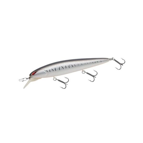 ノリーズレイダウンミノーミッド 110■サイズ：112mm■重さ：16.5g■タイプ：フローティング/サイレント■潜行深度：(12lb） 1.0m「レイダウンミノーミッド」の基本アクションは高浮力ボディの力強いウォブリング+ローリング。それ...