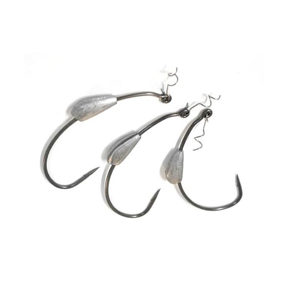 Ryugi/リューギHWAVY WEIGHTED BRUTAL/ヘビーウェイテッドブルータルTCコート◆サイズ：#7/0◆ウェイト：7.0g◆入り数：3本入★ピアスフックブルータルをベースにウェイトを付加した、ウェイテッドピアスの大型版。大...