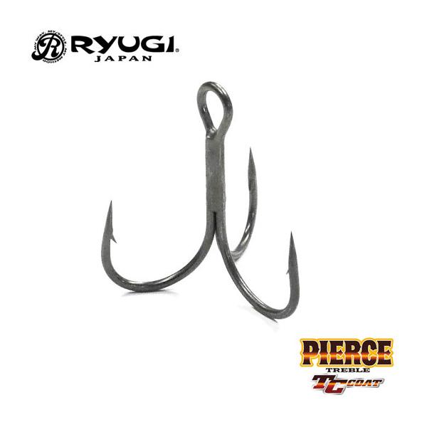 RYUGI/リューギPIERCE TREBLE PRO'S PACK/ピアストレブル　プロズパック◆サイズ：＃1，＃2，＃3，＃4，＃5，＃6，＃7，＃8◆入数：＃1〜＃4（15本入），＃5〜＃8（18本入）★抜群の掛かり【ワイドゲイプ】 ...