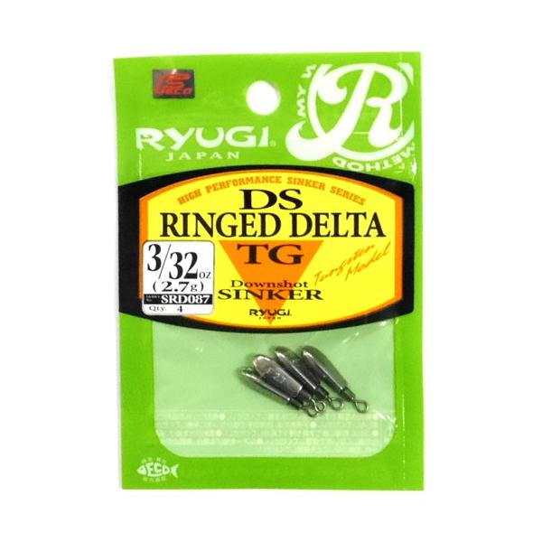 Ryugi/リューギDS RINGED DELTA TG/DSリングドデルタタングステン【SRD087】◆ウエイト：3/32oz (2.7g)，1/8oz (3.5g)，3/16oz (5g)◆入数：4ケ入（3/32oz，1/8oz）・3ケ...