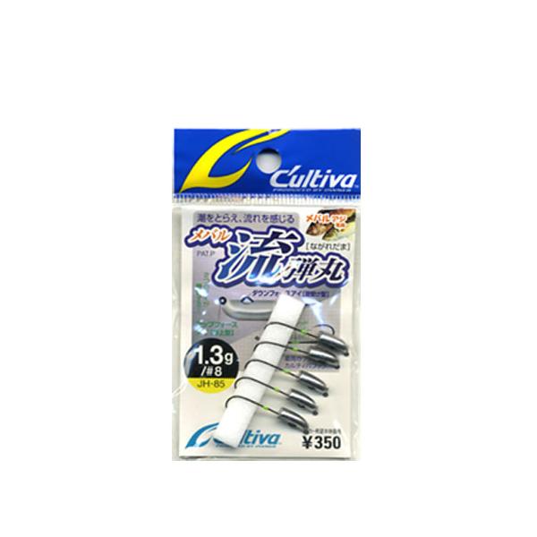 OWNER/オーナーメバル流弾丸　ながれだま　JH-85◆入り数：5本★メバルゲームのニューコンセプトジグヘッド！独自のヘッド形状は潮流を受けて確実に潮目を手元に伝えます。2つのラインアイを搭載し、フロントアイに結束しリトーブすると、表層へ...