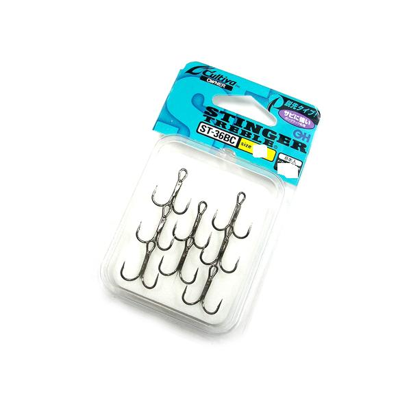Cultiva/カルティバST-36BC　スティンガートリプル◆フックサイズ：＃18、14、12、10、8、6、5、4★ストレートポイント、ラウンドゲイプ。必要以上のコーティングをギリギリまで控えたガンブラックコート。こだわりぬいたその鋭い...