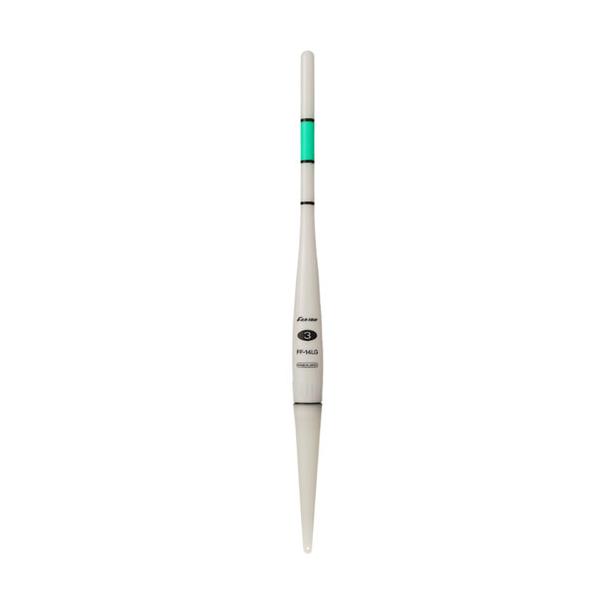 冨士灯器FF-14 LG 超高輝度電子ウキ 3号 緑■高さ x 最大径（mm）:283x17■適合オモリ：3号■本体質量（電池含）：13.95g■使用電池：リチウム電池 2本 FB-03 またはBR435 ( 別売 )■電池寿命：約10時間...