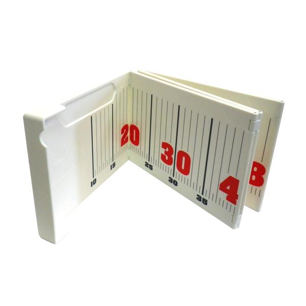 DAIWA/ダイワランカースケール◆サイズ（折りたたみ時）：約203×147×25 mm◆最大測定可能値：80cm◆カラー：ホワイト蛇腹に折りたたんでコンパクトに収納可能（展開・収納する時は一枚ずつ行ってください。無理に開け閉めすると破損の...