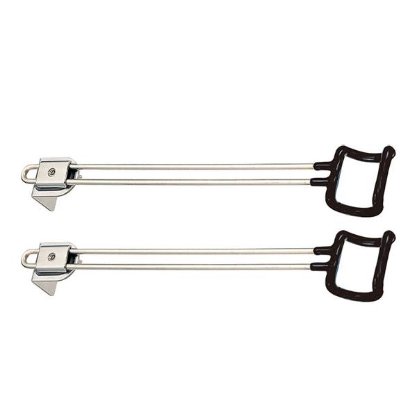 ダイワG-006　サイドハンガー L◆入数：2本セット◆サイズ：340mm★タモ置きに便利なサイドハンガー！差し込み金具に取り付けるだけで便利なタモ置きとして使用することができます。