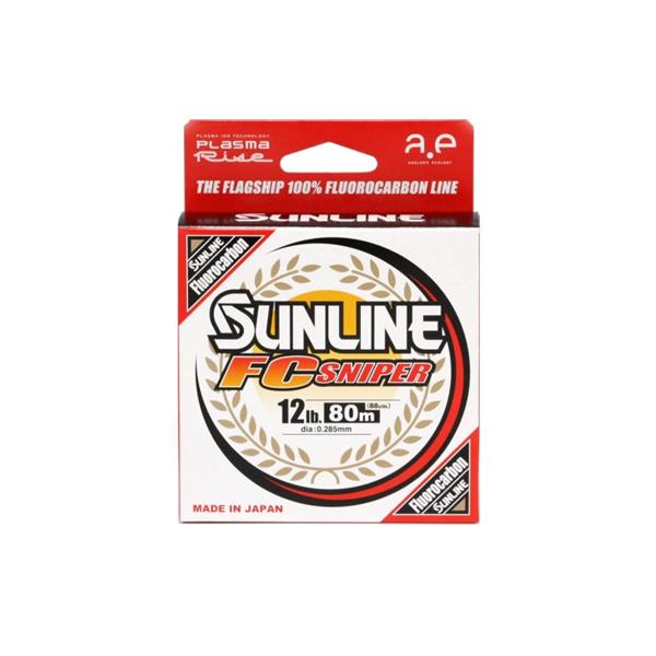 サンライン　シューター・FCスナイパー フロロ　■サイズ：80m★国内外を問わず数多くのバスアングラーに信頼され、数々の実績を積み上げてきたサンラインが誇るバスライン「FCスナイパー」が独自技術「プラズマライズ」を搭載し進化しました。いかな...