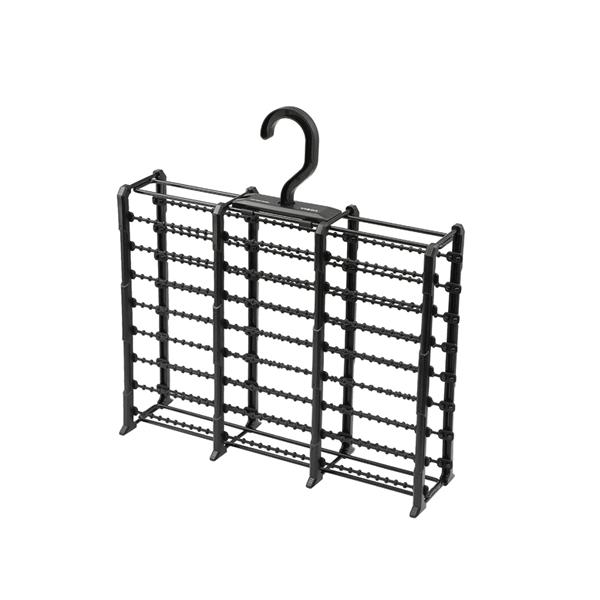 ヤックVISOA　ルアーウォッシュハンガー　U-A41■パッケージサイズ(HｘWｘDmm)：360ｘ350ｘ95■カラー：ブラック●掛ける・洗う・干すというルアーメンテナンス行為を効率よく行なえるハンガーです。●伸縮するシリコーンハングにル...