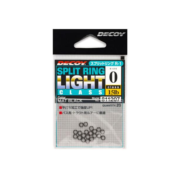 DECOY/デコイR-4　Split Ring LightClass/R-4　スプリットリングライトクラス◆COLOUR：R-1 BLACK、R-2 RED、R-4 SILVER◆SIZE：＃00、＃0、＃1、＃2、＃3◆QTY：20pcs...