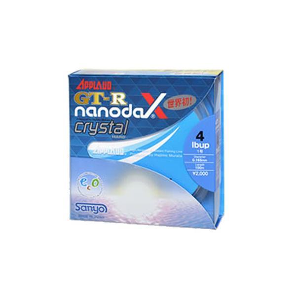 SANYO/サンヨーGT-R Nanodax/ジーティーアールナノダックス◆巻き数：100m◆平行巻き◆ライン色：クリスタルナイロン、フロロカーボン、PEに次ぐ ナノテクノロジーから生まれた第4のライン、nanodaX（ナノダックス）。 ナ...