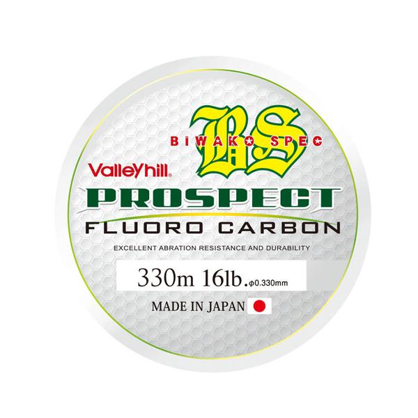 Valleyhill/バレーヒルPROSPECT/プロスペクト　琵琶湖スペック　フロロ◆Size：16lb◆Length：330m■110m×3マーキング★プロスペクトにヘビキャロ特化型の琵琶湖スペック。 従来のプロスペクトの性能はそのまま...