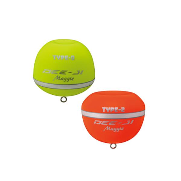 釣武者デージマギー◆カラー：オレンジ・イエロー★スーパーフカセゲーム専用ウキ更なる飛距離＆視認性アップ。TYPE-0・1は潜航タイプボディTYPE-2・3は視認性重視ボディ