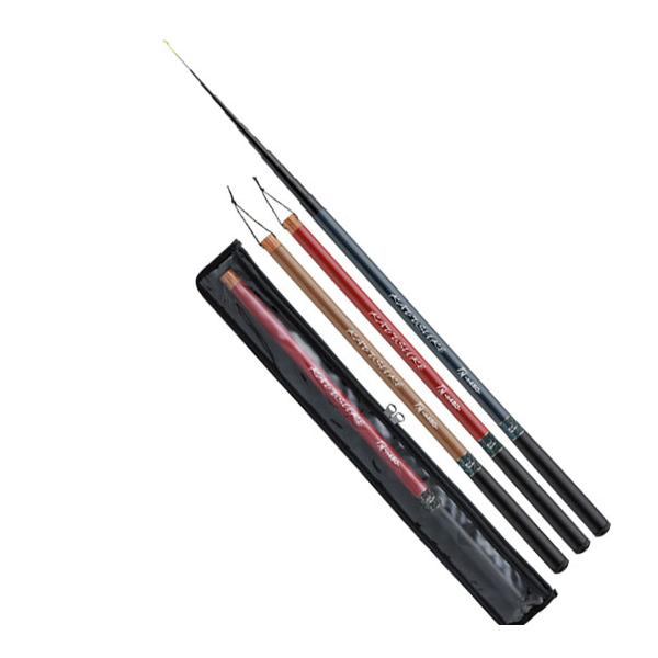 釣武者  かっつけ / Kattsuke TM n450 釣り竿の原点回帰へ。汎用性と携行性にすぐれた小継万能竿“kattsuke”かっつけシリーズ。堤防からのサビキ釣りから小型ウキによるグレ釣りやアジ釣り、河口のハゼ、渓流釣りからフナ釣り...