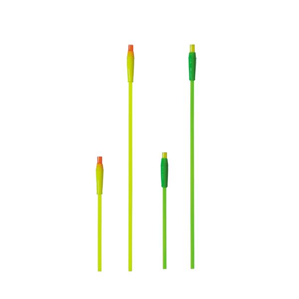 釣武者F23306 ムーブストッパーパイプ◆サイズ：超ロング・中ロング◆カラー：イエロー・グリーン★道糸へノーダメージ！仕掛け絡みも防止！ウキクッションの役割があるムーブストッパーにパイプが合体したことで、カゴ釣り・棒ウキ・環付きウキを使用...