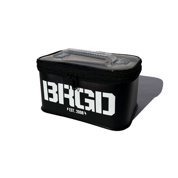 BRGD TACKLE CASE - BLACKルアーやワームをそのままパッケージのまま収納できるタックルケース。BRGDロゴをシンプルにレイアウト。蓋がクリアのため、中に何をストックしたか一目瞭然。BRGD TACKLE BAGに並べて2...