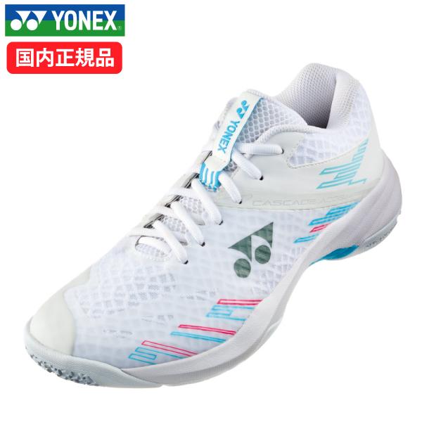 ■メーカー:YONEX(ヨネックス)■品番:SHBCA1MD■商品名:POWER CUSHION CASCADE ACCEL MID■カテゴリ:バドミントンシューズ■カラー:ホワイト/スカイブルー(175)■素材：アッパー:合成繊維ミッドソ...