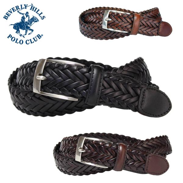 【商品詳細】◆B.H.POLO CLUB 紳士ベルト◆素材：再生皮革◆サイズ：幅/30ｍｍ　　ウエスト【 100 】ｃｍ まで調整可能◆生産国：中国【商品説明】■メッシュタイプのおしゃれなベルト。■ピンでとめるタイプのベルト。■３０mm幅の...