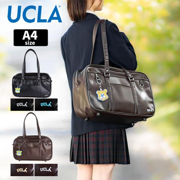 ■ブランドUCLA / ユーシーエルエー■シリーズスクールバッグ440-210■カラーバリエーションクロ / イエロー / チョコ / ブルー■サイズ横幅 約430mm×縦幅 約250mm×マチ幅 約140mm重量：約890g※サイズはすべ...
