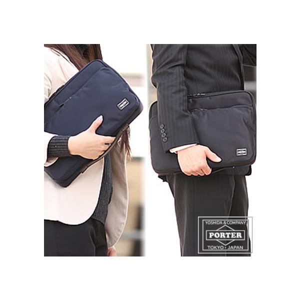 ■ブランド吉田カバン　PORTER ポーター■シリーズTIME タイム■カラーバリエーション ブラック / ネイビー■サイズ横幅 約340mm　×　縦幅 約250mm　×　マチ幅 約30mm重量 約300g ※サイズはすべて外寸です。マチ幅...