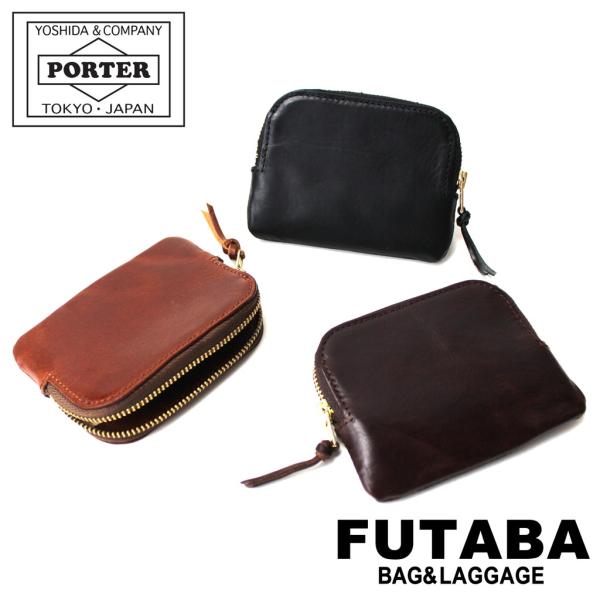 【ギフト包装 無料で承ります！】吉田カバン PORTER ポーター 財布 コインケース 小銭入れ SOAK coin case ソーク レザー 本革 101-06057 メンズ レディース ギフト プレゼントサイズ：W105/H77mm重量...