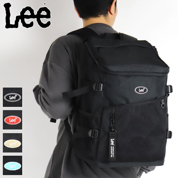 ◇商品：Lee(リー) スクエアリュック 320-4931◇ディティール：・サークルロゴとチャームがアクセントになったスクエアリュック。・容量32Lの大容量。普段使いやもちろん通勤、通学、旅行、スポーツシーンなど幅広く活躍！・リフレクター付...