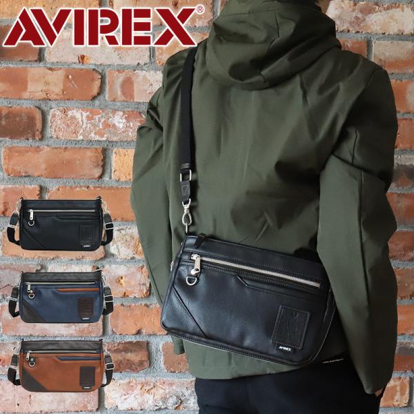 ◇商品/AVIREX（アヴィレックス） STUART(スチュアート)シリーズ ショルダーバッグ AX5006◇ポイント/・本場のミリタリーテイストが魅力のカジュアルブランド。・肉厚な合成皮革を使用したシリーズ。身近な小物等の収納に適したモデ...