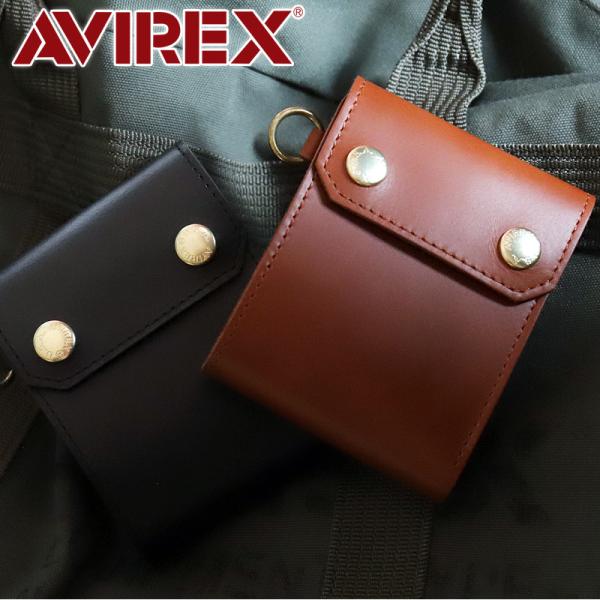 ◇商品/AVIREX（アヴィレックス） FAHNE2(ファーネ2)シリーズ 三つ折り財布 小銭入れあり AX9300◇ポイント/・質の良いバッファローレザーを使用し、ベルト用に仕立てられているので厚みがあり、しっかりとした質感があるのが特徴...