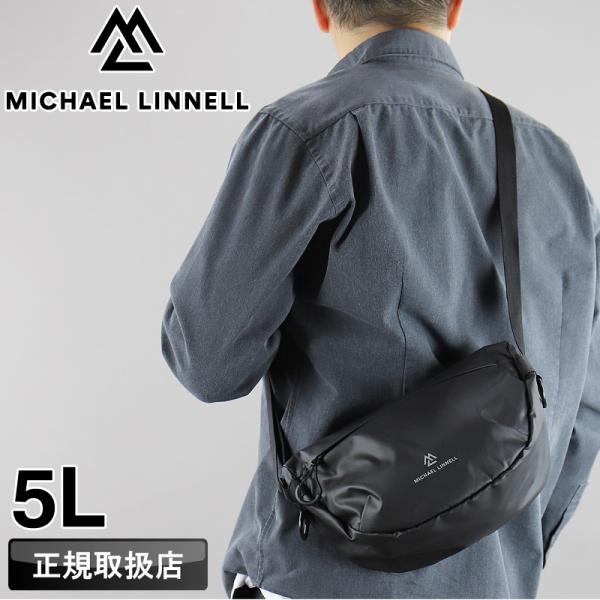 ■MICHAEL LINNELL(マイケルリンネル)　ミニショルダーバッグ　MLAC-38・軽量＆撥水＆耐久性を備えたタフさが魅力。幅広いシーンで活躍するミニショルダーバッグ。・都会的でオシャレなデザイン。・ナイロン布に耐水圧 2000mm...