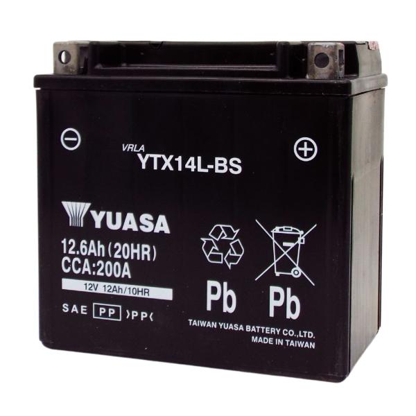 信頼のユアサです。液注入済み、初期充電済み、電圧チェック済みですので、即・利用可能です。パーフェクトパワー充電器付、デジタルテスター付、メッシュグローブ付の各セット品もございます。サイズ(目安)：横幅150/奥行87/高145(mm)重量 ...