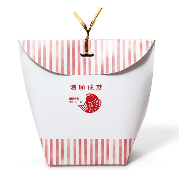 お祝いのシーンに『めでたい』プチギフト!全長45mmの小ぶりで可愛い鯛の形をしたあん入りマドレーヌ『満願成就』。アーモンドとバターの風味豊かな味わいが、口どけのよい羊羹と相性ピッタリです。名前のとおり「めで鯛」銘菓をご利用ください。ちょっと...