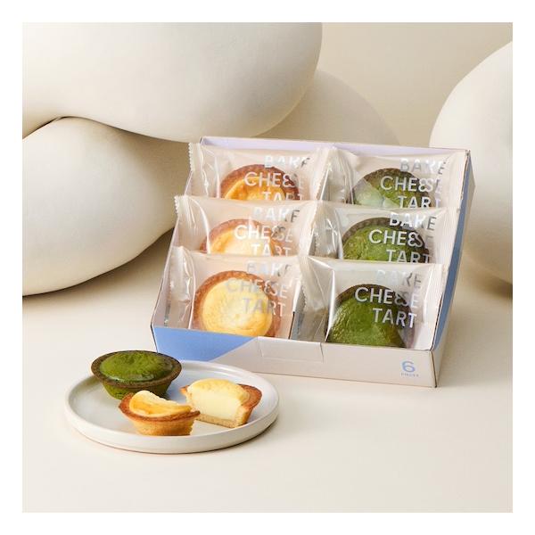 オリジナルチーズタルトと、深い味わいの抹茶チーズタルトを組み合わせたアソートBOX