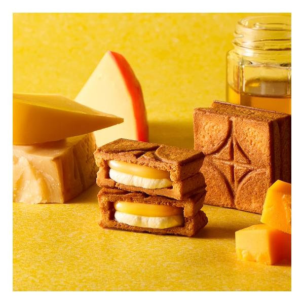 【おいしくなってリニューアル】4種のチーズとバターが織りなす濃厚で贅沢なひとくち！大人気のバターサンド〈チーズ〉が、さらに美味しく進化。新たに濃厚でまろやかなゴーダチーズを加え、4種のチーズを贅沢に使用したバターサンドが誕生しました。クッキ...