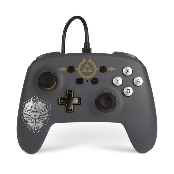 PowerA Wired Controller Zelda Hylian ShieldNintendo Switch ニンテンドー スイッチPowerA社のスイッチ用コントローラー 有線ゼルダの伝説 ハイリアの盾がデザインされてます。●Ni...
