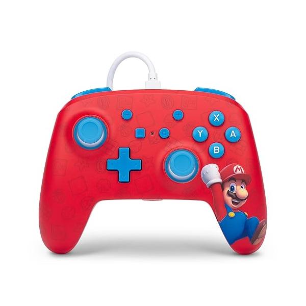 PowerA Wired Controller Woo-hoo! MarioNintendo Switch ニンテンドー スイッチPowerA社のスイッチ用コントローラー 有線マリオがデザインされてます。彼のおなじみの「やったー!」という声...