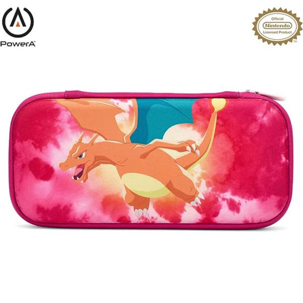 PowerA Carrying Slim Tie Dye CharizardNintendo Switch ニンテンドー スイッチPowerA社のスイッチ用キャリングケース●ポケットモンスターのリザードンがデザインされたケース●丈夫なハンド...