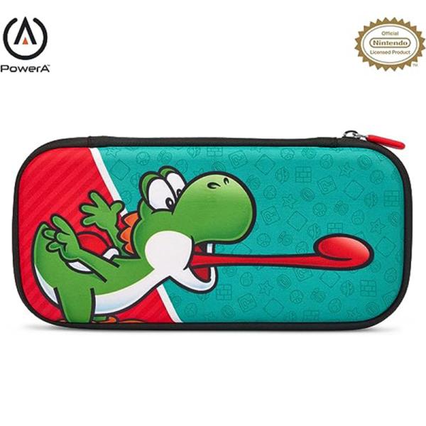 PowerA Carrying Slim Go YoshiNintendo Switch ニンテンドー スイッチPowerA社のスイッチ用キャリングケース●ヨッシーがデザインされたケース●丈夫なハンドルと耐久性のあるデュアルジッパープル●ケ...