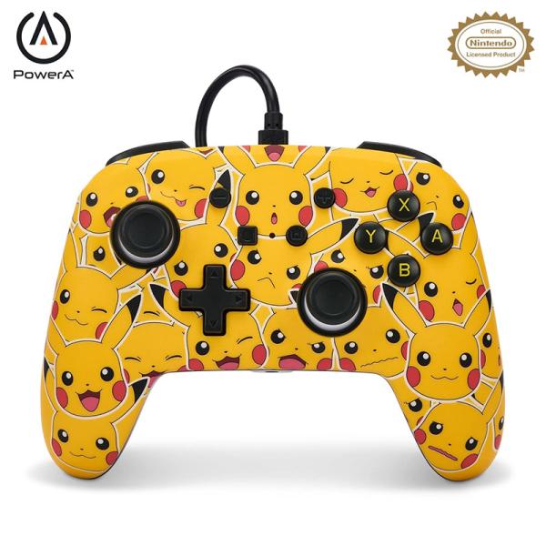 PowerA Nintendo Switch Controller WiredPokemon Pikachu MoodsNintendo Switch ニンテンドー スイッチPowerA社 スイッチ用 コントローラー 有線●Nintendo...