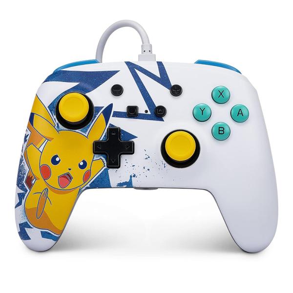 PowerA Wired Controller Pikachu High VoltageNintendo Switch ニンテンドー スイッチPowerA社のスイッチ用コントローラー 有線ポケモン ピカチュウがデザインされてます。●Nint...