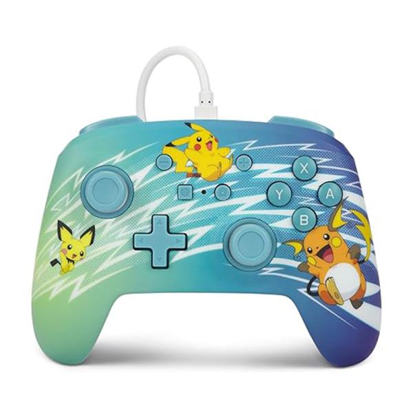 PowerA Nintendo Switch Controller WiredPokemon Pikachu EvolutionNintendo Switch ニンテンドー スイッチPowerA社 スイッチ用 コントローラー 有線●Nint...