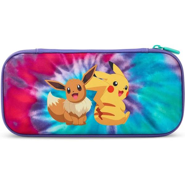 PowerA Carrying Slim Tie-dye Pikachu &amp; EeveeNintendo Switch ニンテンドー スイッチPowerA社のスイッチ用キャリングケース●ポケットモンスターのピカチュウ&amp;イーブ...