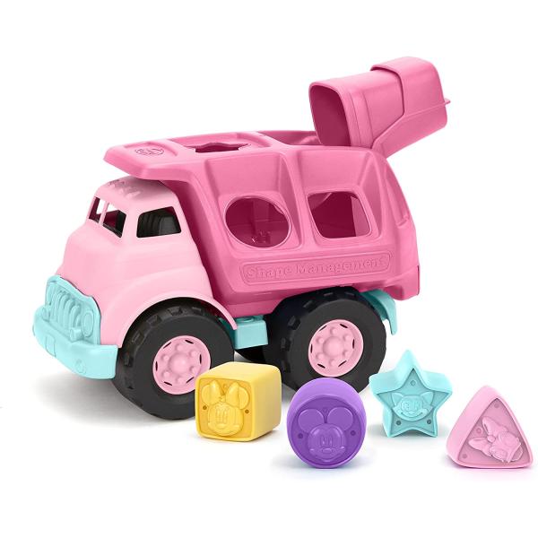 Green Toys Disney Baby Minnie Mouse &amp; Friends Shape Sorter Truckクラシックなおもちゃをより安全で遊び心のあるものにし、お気に入りのディズニー キャラクターを形にしていま...