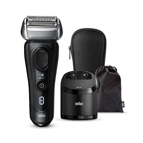 ◆肌にやさしく、パワフルな男性用電気カミソリ ◆より多くの毛を捕らえる：ブラウン独自の音波振動テクノロジー（10,000マイクロ振動）を採用。10,000回の微振動で、肌の上をやさしく滑らせるようにシェーバーを動かします ◆PROスイング密...