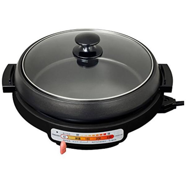 ヤマゼン｜YAMAZEN グリル鍋 YGB-W131 ブラック [プレート2枚][商品名]　グリル鍋 YGB-W131 ブラック [プレート2枚][型番]　YGBW131[メーカー]　ヤマゼン｜YAMAZEN [メーカー発売日]　2019年...