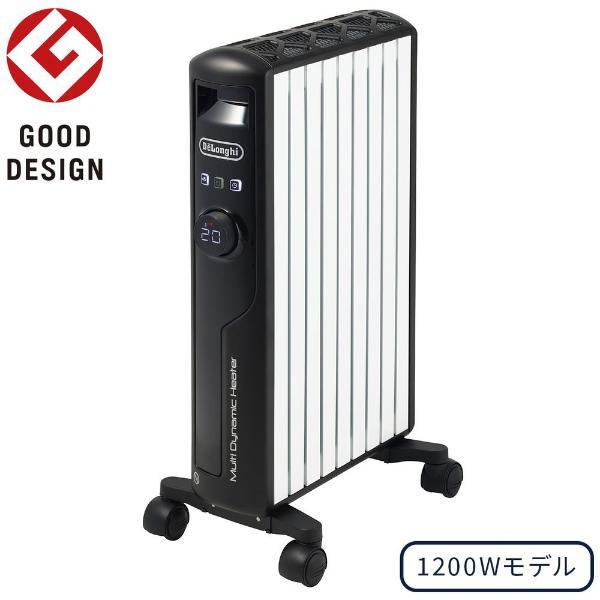 Delonghi｜デロンギ マルチダイナミックヒーター ピュアホワイト+マットブラック MDHS12-BK [最大10畳][商品名]　マルチダイナミックヒーター ピュアホワイト+マットブラック MDHS12-BK [最大10畳][型番]　M...
