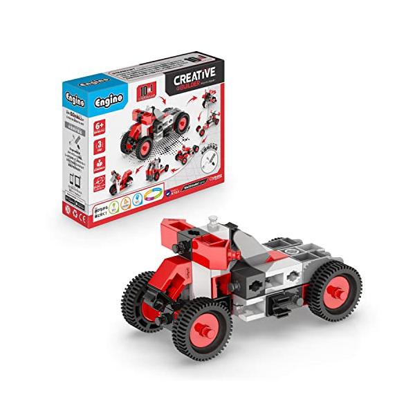 ◆【遊びと学びをつなぐブロック】ブロックを組み合わせて、全10種類のモデルが作れる玩具です。通常のブロック製品よりも自由度が高く、縦にも横にも様々な種類のパーツをつなげることができるため、遊びを通して集中力や空間認識能力が身に付きます。付属...