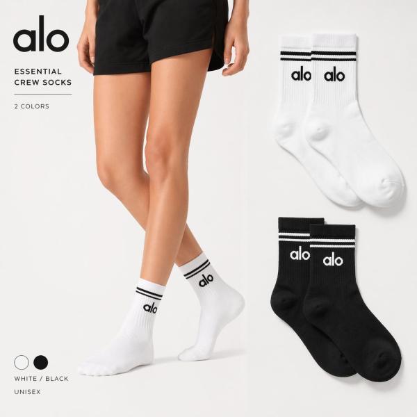 【商品説明】セレブ愛用者多数！LA発のヨガウェアブランド「Alo Yoga（アロヨガ）」足元からトレンド感を演出する、アイコニックな「Throwback Sock」が登場。海外のファッショニスタやヨギたちの間で絶大な人気を誇るAlo Yog...