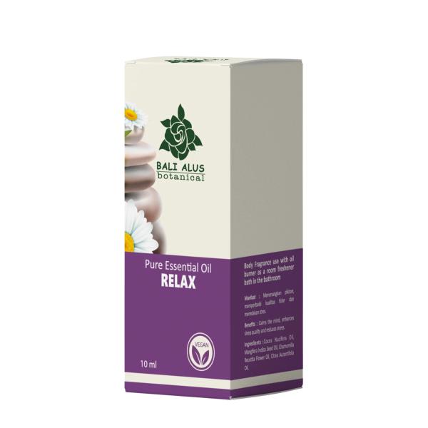 Bali Alus バリアルス　エッセンシャルオイル　10ml　Relax リラックスインドネシアでフェイスケアやボディケア商品を展開するBali Alus バリアルスのエッセンシャルオイルです。ココナッツオイル、マンギフェラインディカ種子...