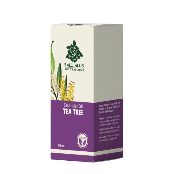 Bali Alus バリアルス　エッセンシャルオイル　10ml　Tea Tree ティーツリーインドネシアでフェイスケアやボディケア商品を展開するBali Alus バリアルスのエッセンシャルオイルです。清涼感のあるティーツリーの香り。【香...