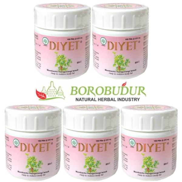 ボロブドゥール Borobudur ジャムウ サプリメント 100錠 お得な５個セット Diyet ダイエット 海外直送品お腹周りの余分な肉を燃焼させ、たるんだ筋肉を引き締め、体重を減少させます。 胃の調子を良くします。服用時は、油っこい食...
